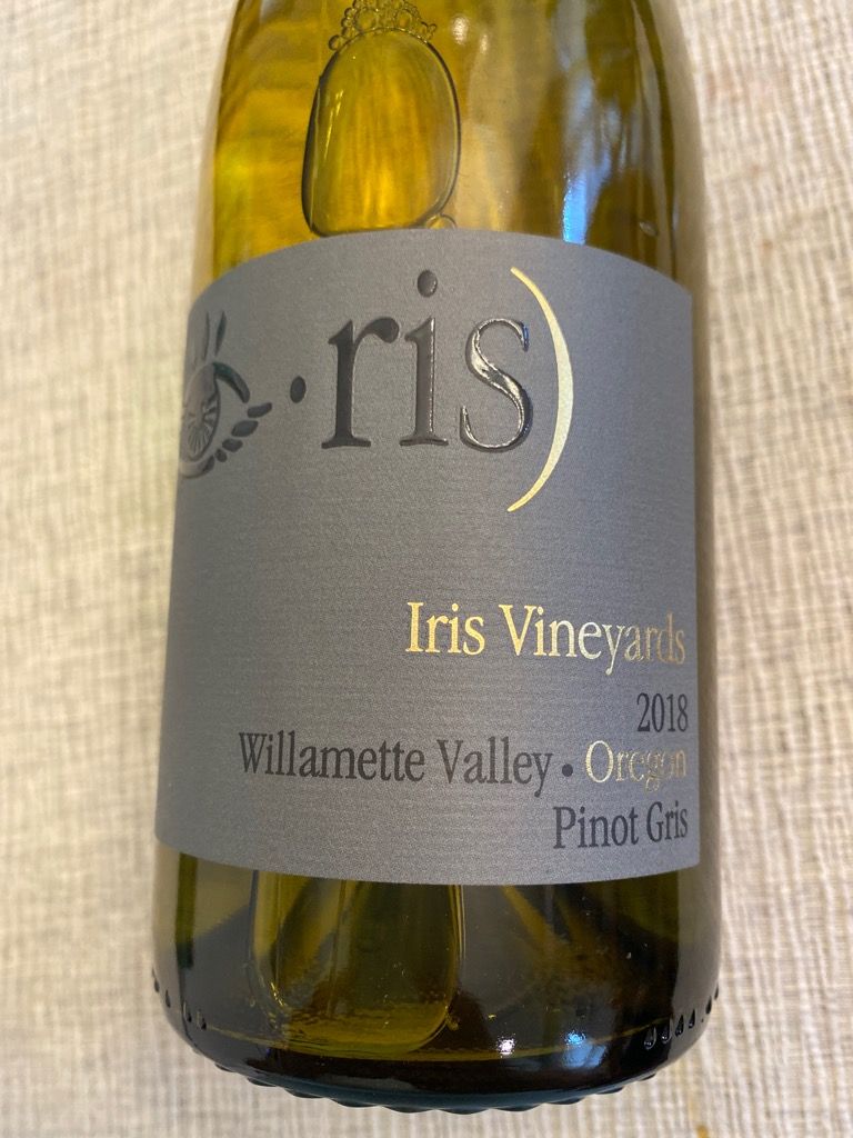 2021 Iris Vineyards Pinot Gris, USA, Oregon, Willamette Valley ...