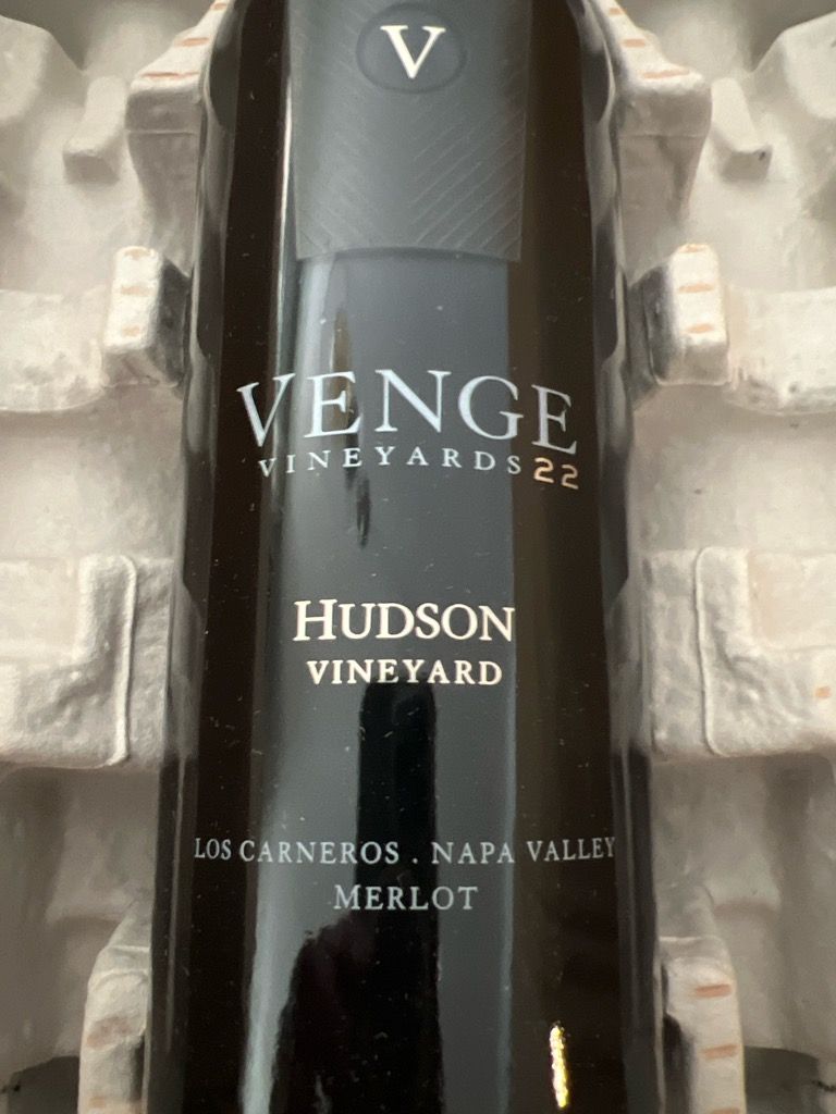 2022 Venge Vineyards Merlot Hudson Vineyard, USA, California, Napa ...