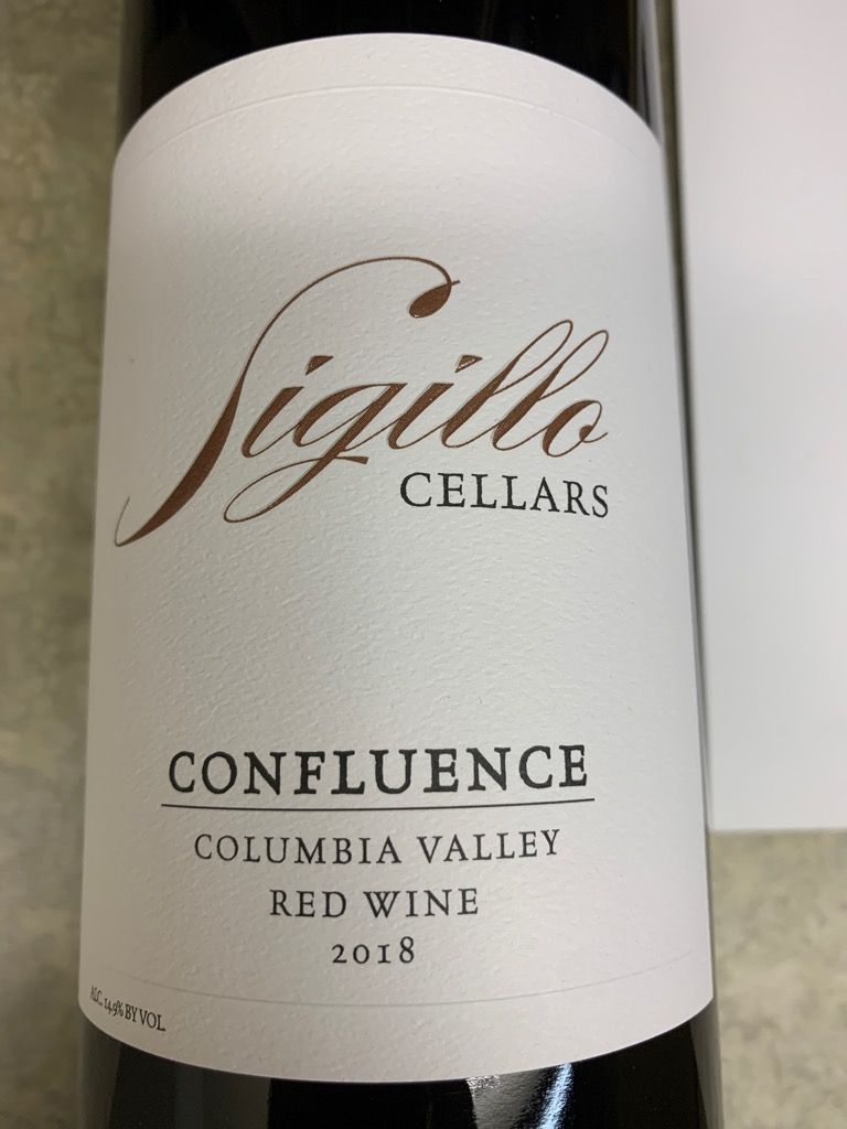 2018 Sigillo Cellars Confluence, USA, Washington, Columbia Valley ...