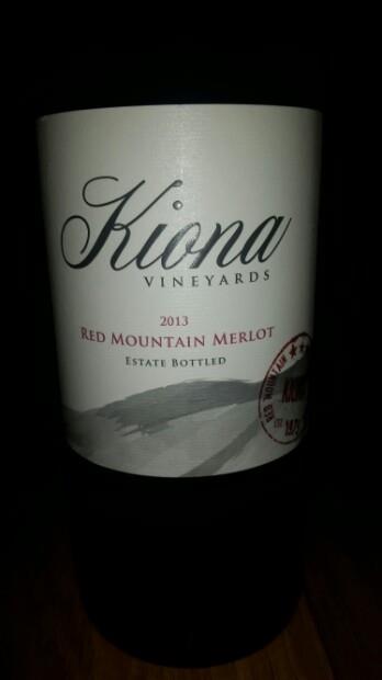 1998 Kiona Merlot Red Mountain, USA, Washington, Columbia Valley, Red ...