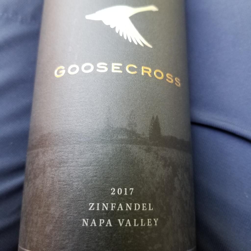 2017 Goosecross Cellars Zinfandel, USA, California, Napa Valley ...
