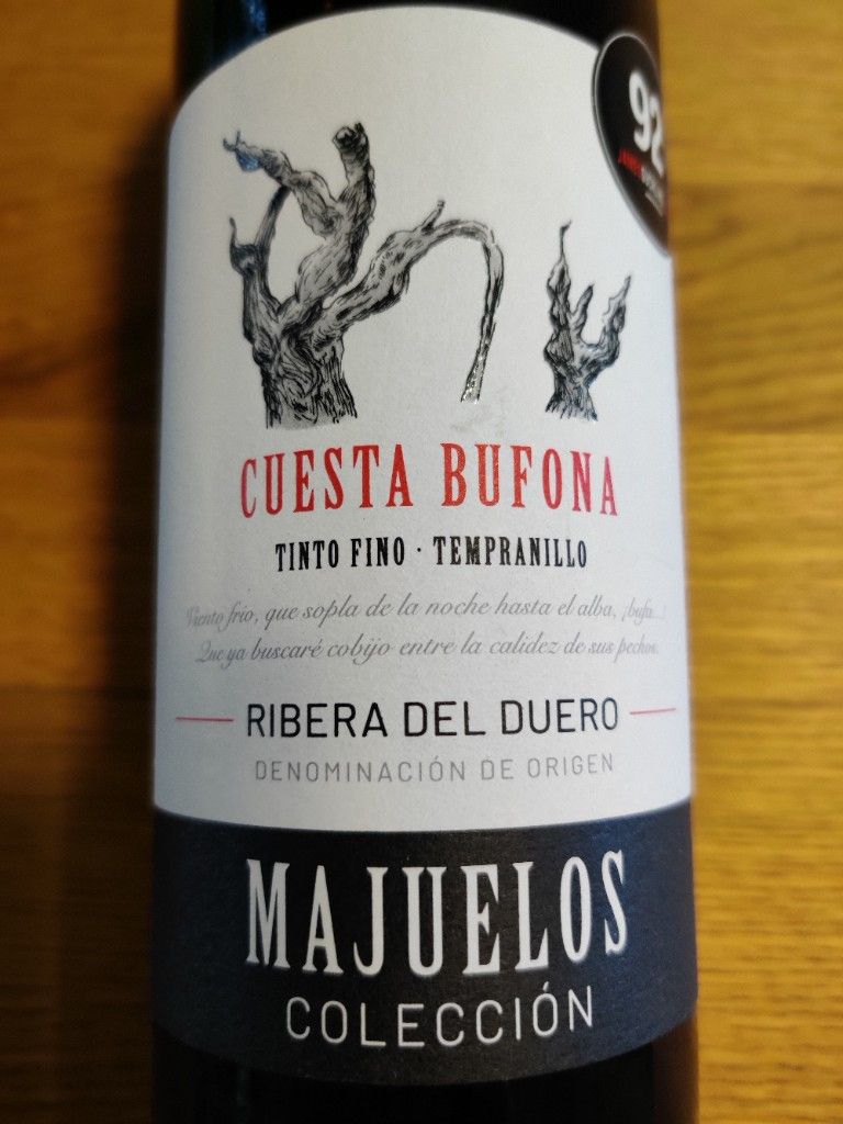 2019 Majuelos Ribera del Duero Cuesta Bufona, Spain, Castilla y León ...