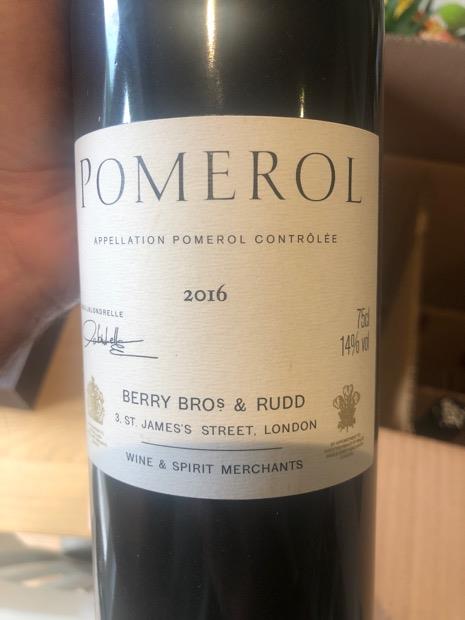 2016 Berry Bros. & Rudd Berrys' Own Selection Pomerol Château Feytit-Clinet, France, Bordeaux ...