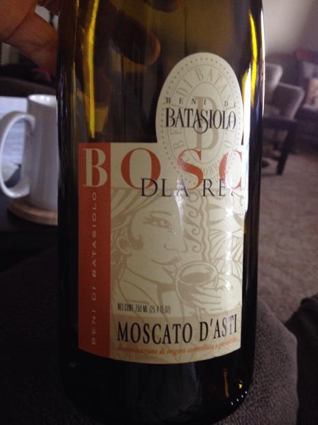 2013 Beni di Batasiolo Moscato d'Asti Bosc dla Rei, Italy, Piedmont ...
