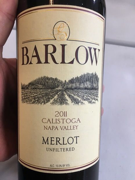 2011 Barlow Vineyards Merlot, USA, California, Napa Valley, Calistoga ...