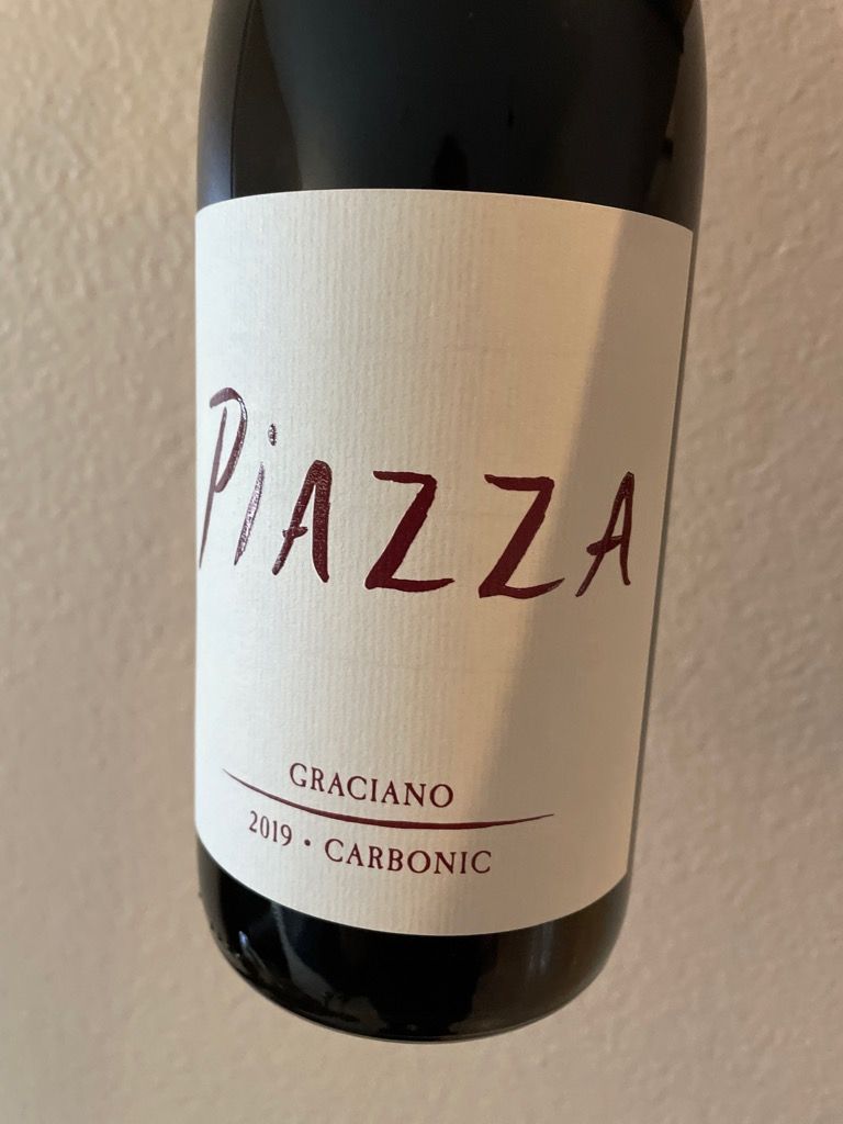 2022 Piazza Family Wines Graciano Carbonic, USA, California, Central ...