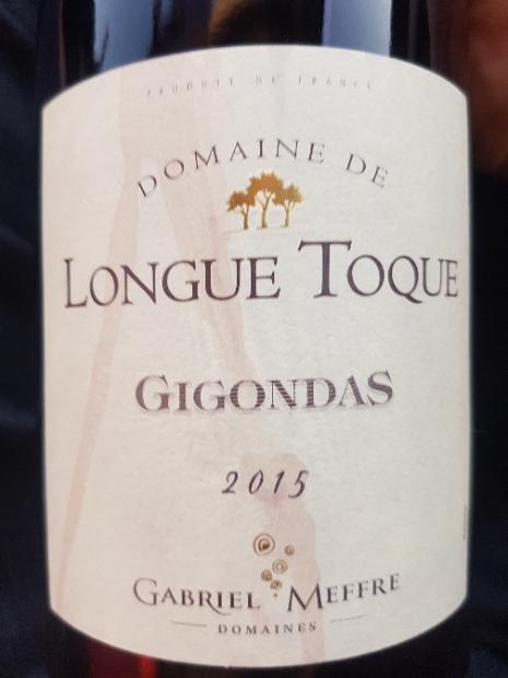 2015 Domaine de Longue Toque Gigondas Hommage a Gabriel Meffre, France ...