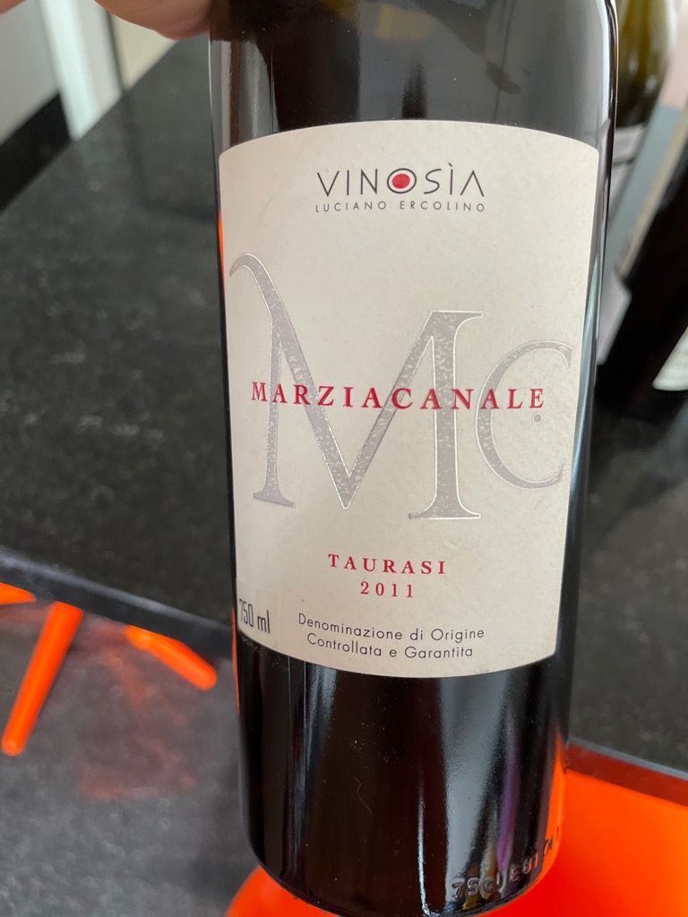 2005 Vinosia Taurasi Marziacanale, Italy, Campania, Taurasi DOCG ...