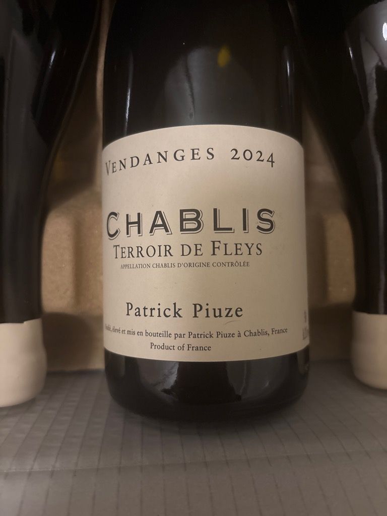 2024 Patrick Piuze Chablis Terroir de Fleys, France, Burgundy, Chablis ...