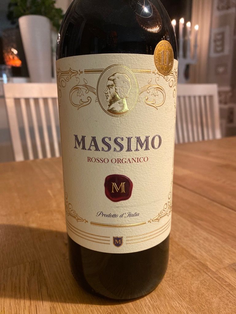 2021 Massimo Rosso Organico, Italy - CellarTracker