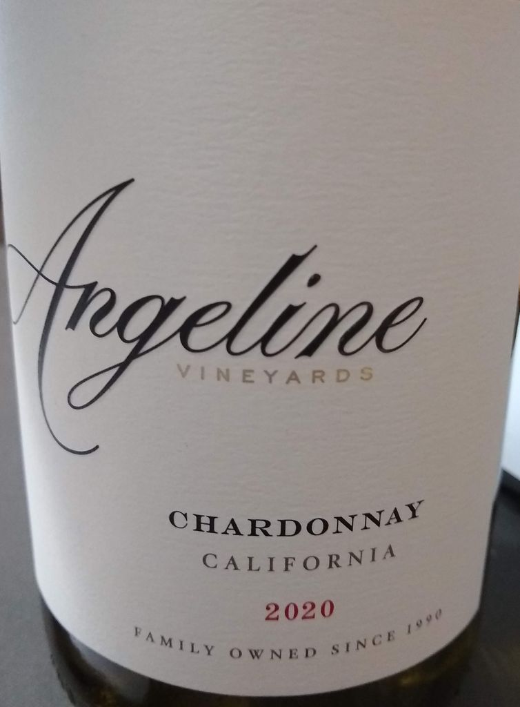 2020 Angeline Winery Chardonnay, USA, California - CellarTracker