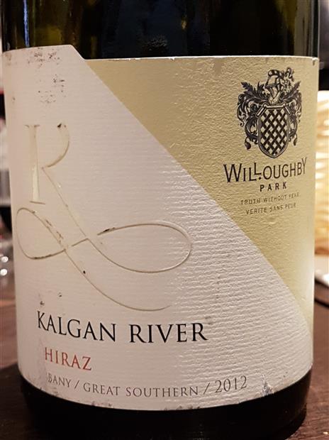 2017 Willoughby Park Shiraz Kalgan River, Australia, Western Australia ...