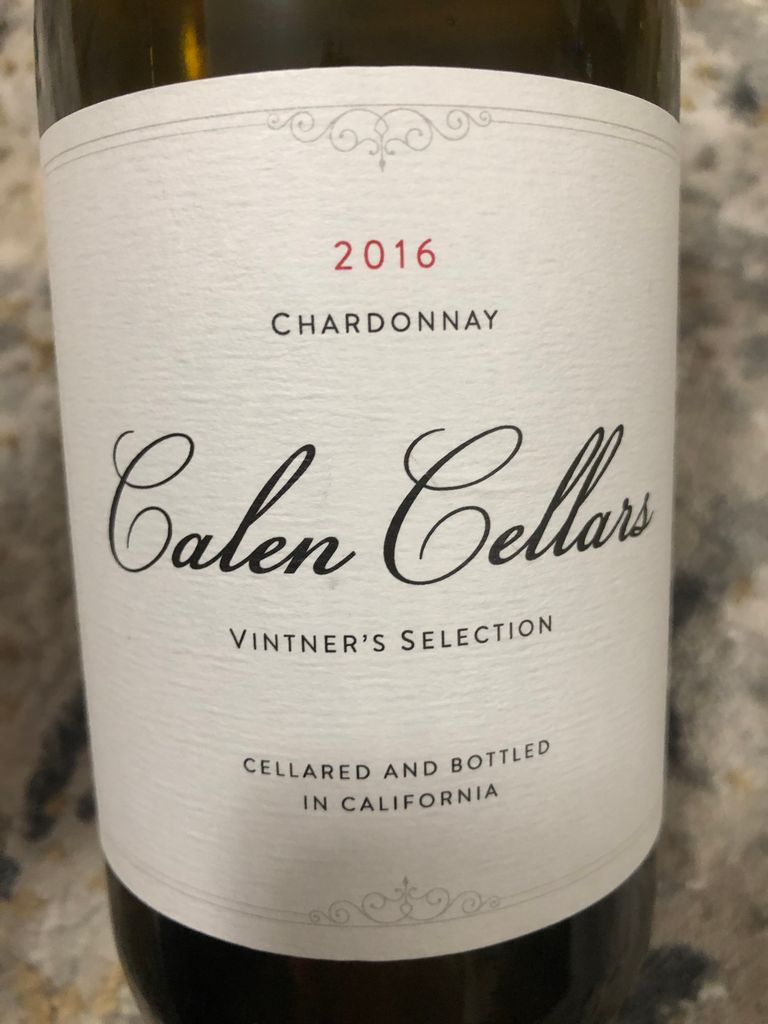 2017 Calen Cellars Chardonnay, USA, California - CellarTracker