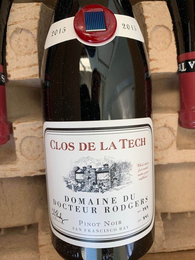 2015 Clos De La Tech Pinot Noir Domaine du Docteur Rodgers, USA, California, Santa Cruz ...