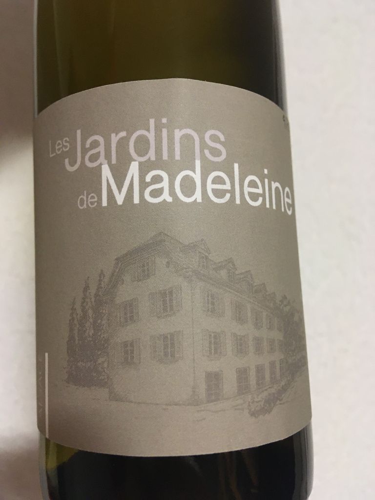 2017 Remy Kieffer Pinot Gris Les jardins de Madeleine, France, Alsace ...