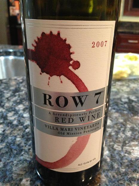 2007 Mari Vineyards Row 7 Red Wine, USA, Michigan, Old Mission ...