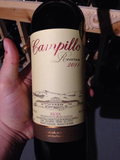 2011 Bodegas Campillo Rioja Reserva, Spain, La Rioja, Rioja - CellarTracker