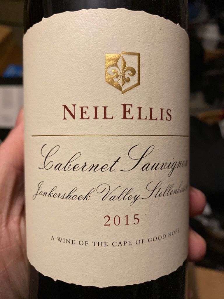 2015 Neil Ellis Cabernet Sauvignon, South Africa, Coastal Region ...