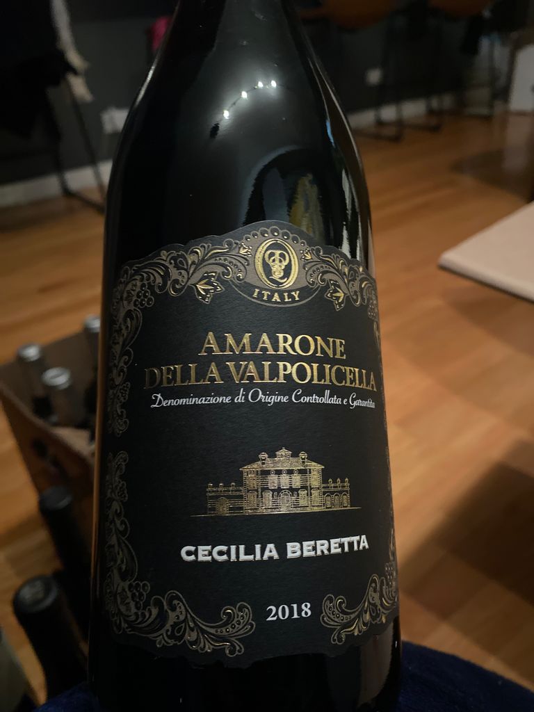 2018 Cecilia Beretta Amarone della Valpolicella Classico Riserva Terre di Cariano, Italy, Veneto ...