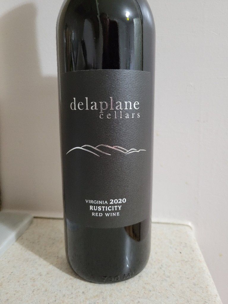 2020 Delaplane Cellars Rusticity, USA, Virginia, Northern Virginia ...