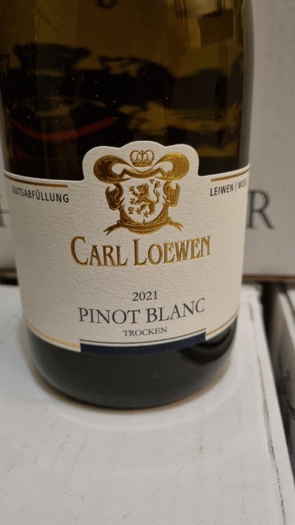 2021 Carl Loewen Pinot Blanc, Germany, Mosel Saar Ruwer - CellarTracker