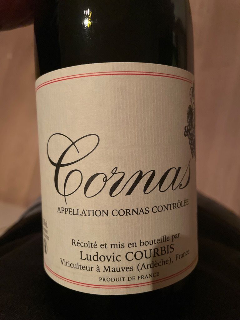 2018 Ludovic Courbis Cornas, France, Rhône, Northern Rhône, Cornas ...