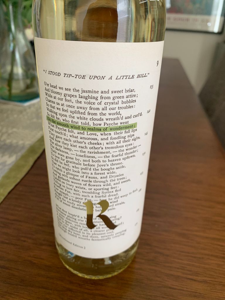 2018 Realm Cellars Sauvignon Blanc The Bard Riverbound Vineyard, USA ...