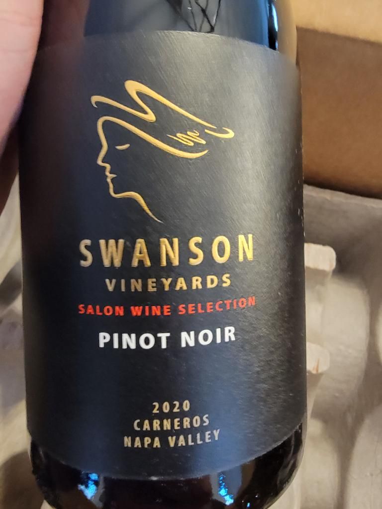 2020 Swanson Pinot Noir Salon Selection Swanson Vineyards, USA ...