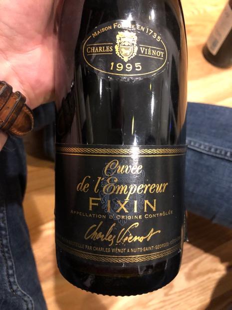 1996 Charles Vienot Fixin Cuvée de l'Empereur, France, Burgundy, Côte ...