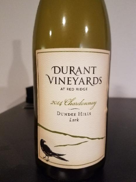 2014 Durant Vineyards Chardonnay Lark Vineyard, USA, Oregon, Willamette ...
