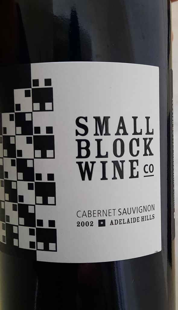 2002 Small Block Wine Co Cabernet Sauvignon, Australia, South Australia ...