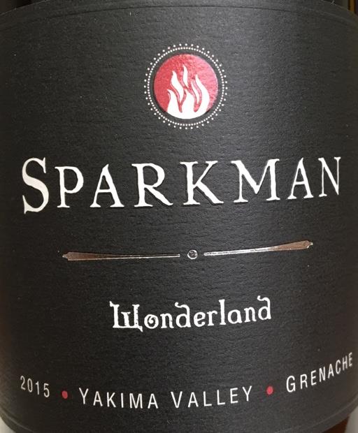 2015 Sparkman Cellars Grenache Wonderland, USA, Washington, Columbia ...