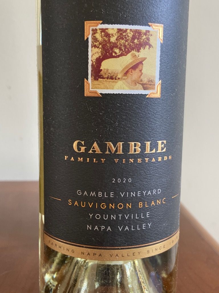 2021 Gamble Family Vineyards Sauvignon Blanc Gamble Vineyard, USA ...