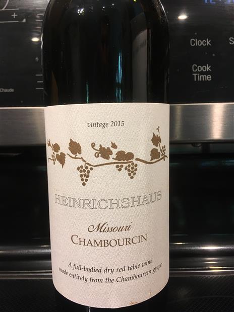 2009 Heinrichshaus Chambourcin, USA, Missouri - CellarTracker