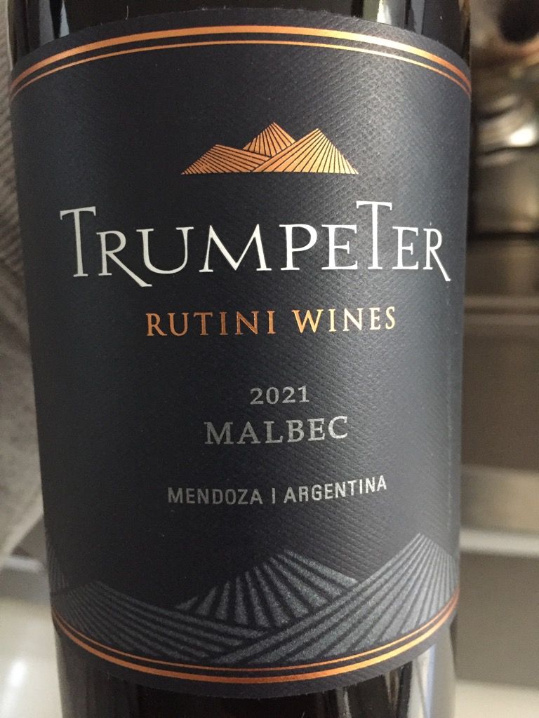 2021 Trumpeter Malbec, Argentina, Mendoza - CellarTracker