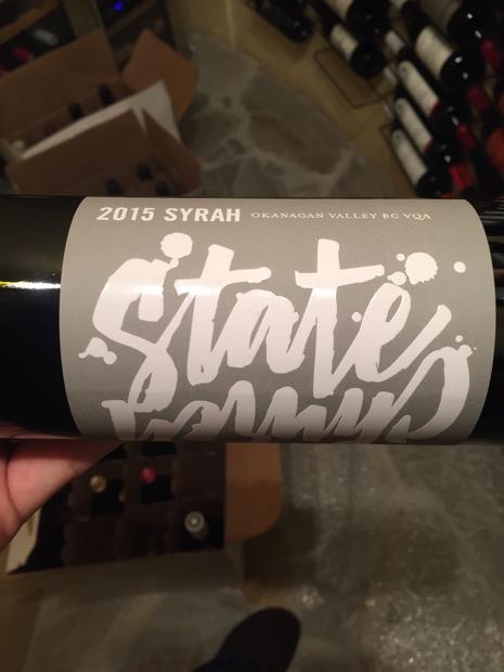2015 Church & State Wines Syrah, Canada, British Columbia, Okanagan ...