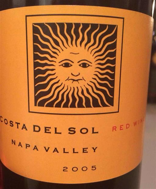 2005 Costa Del Sol Red Wine, USA, California, Napa Valley - CellarTracker