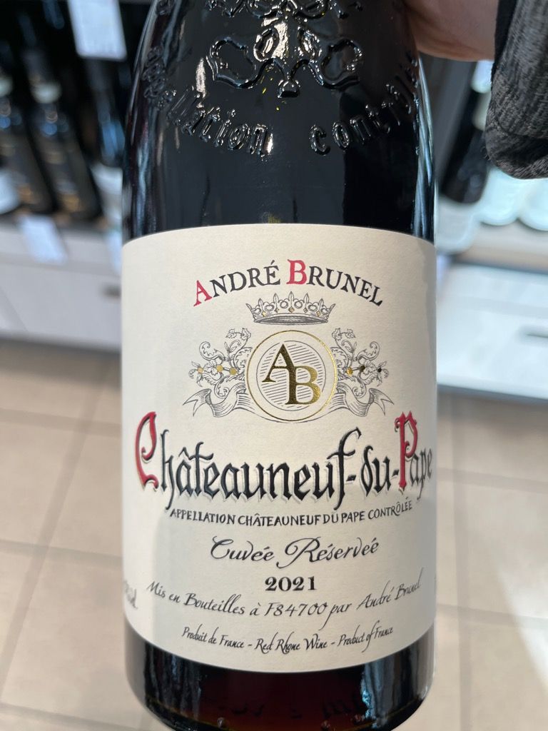 2021 Domaine André Brunel Châteauneuf-du-Pape Cuvée Réservée, France ...