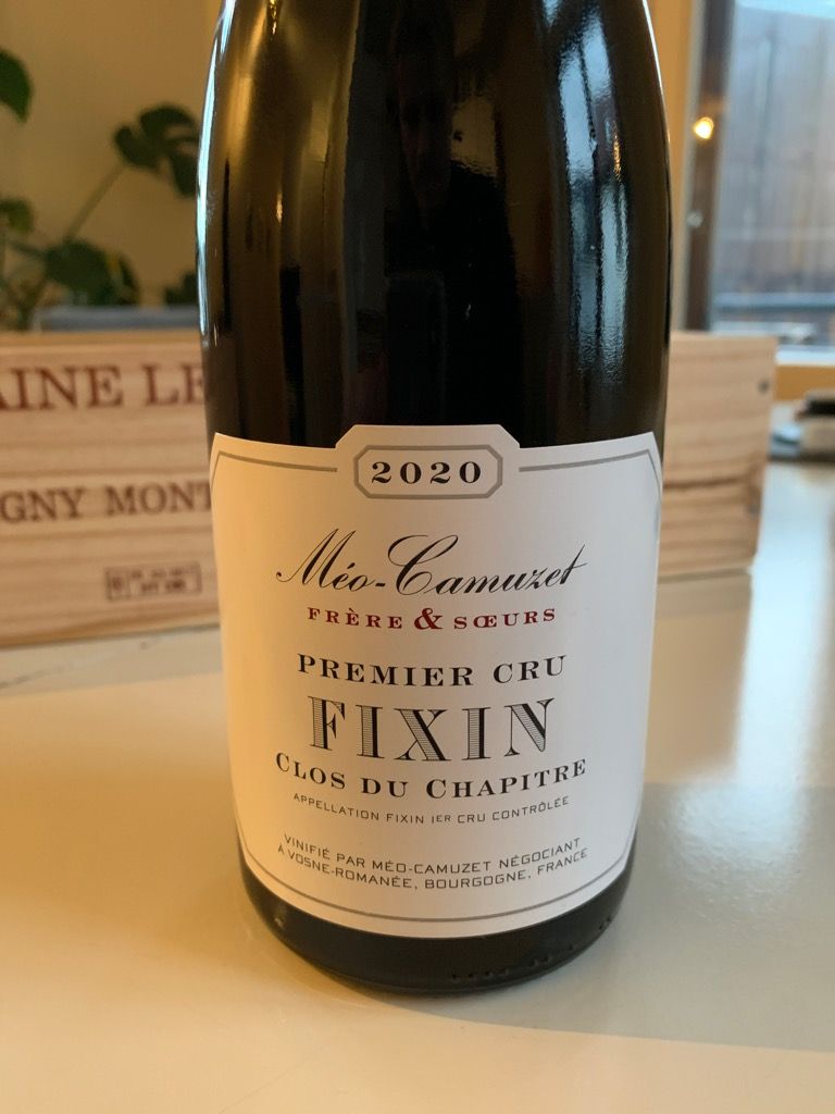 2020 Méo-Camuzet Frère et Sœurs Fixin 1er Cru Clos du Chapitre, France ...
