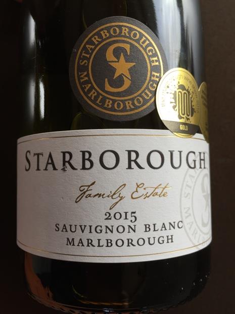 2015 Starborough Sauvignon Blanc, New Zealand, South Island ...