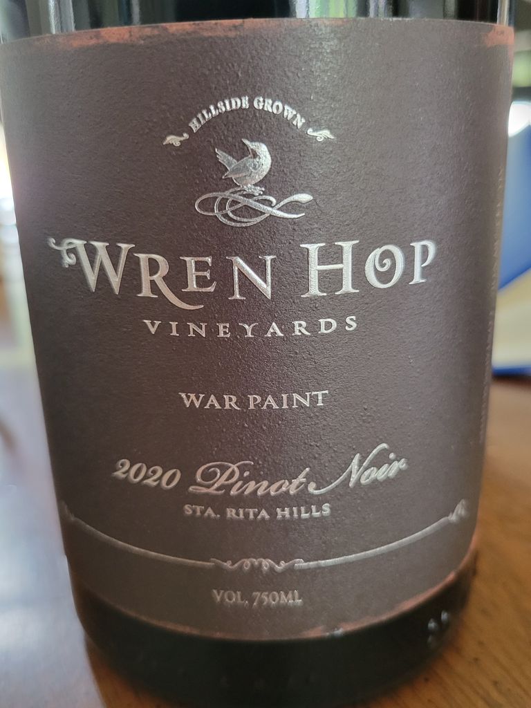2019 Wren Hop Pinot Noir, USA, California, Central Coast, Sta. Rita ...
