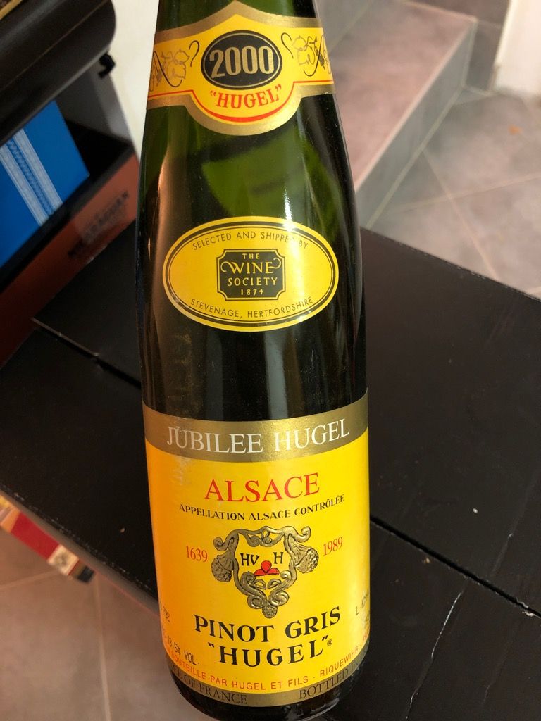 2000 Hugel Pinot Gris Hommage a Jean Hugel, France, Alsace - CellarTracker