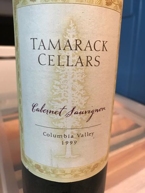 1987 Tamarack Cellars Cabernet Sauvignon, USA, Washington, Columbia Valley - CellarTracker