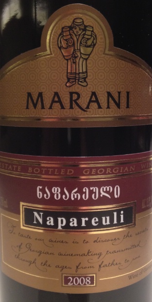 2008 Telavi Wine Cellar Marani Napareuli, Georgia, Kakheti, Napareuli ...