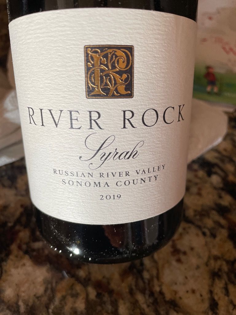 2019 River Rock Syrah, USA, California, Sonoma County, Russian River ...
