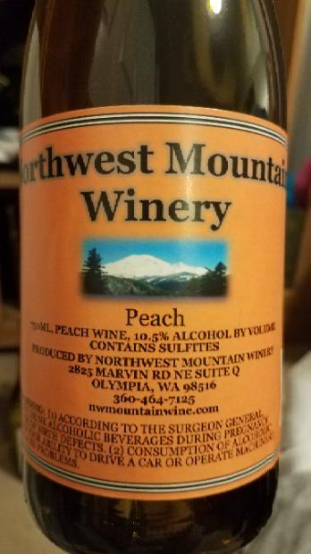 NV Northwest Mountain Winery Peach, USA, Washington - CellarTracker