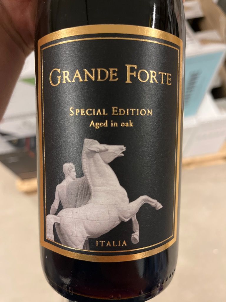 2020 Grande Forte Special edition aged in oak, Italy - CellarTracker