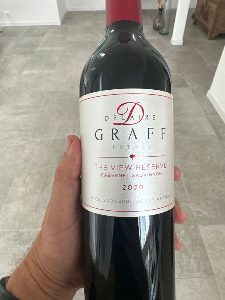 2020 Delaire Graff Cabernet Sauvignon Reserve, South Africa, Coastal ...