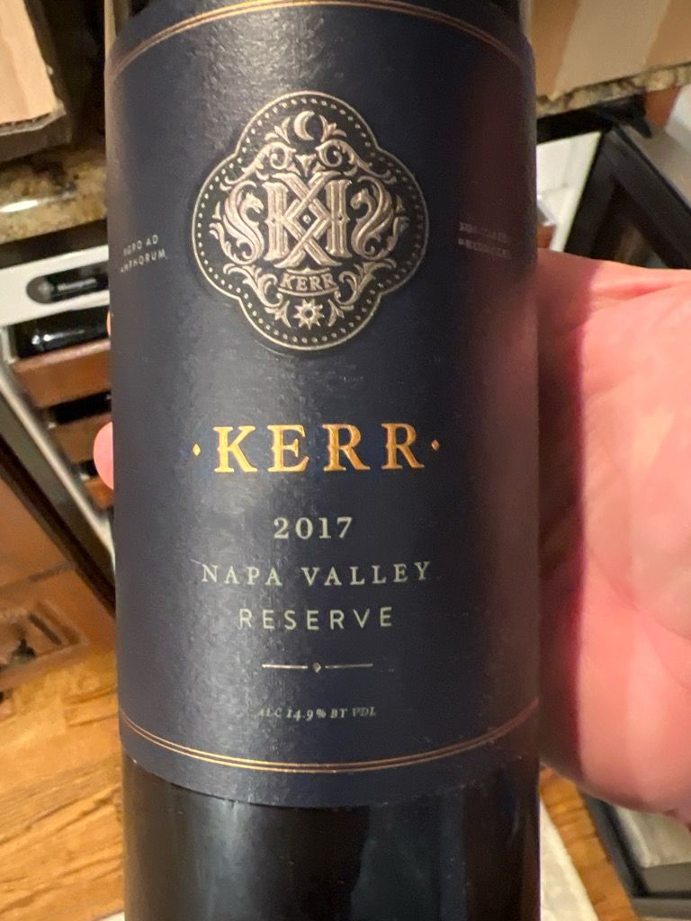 2018 Kerr Cellars Cabernet Sauvignon Reserve, USA, California, Napa ...