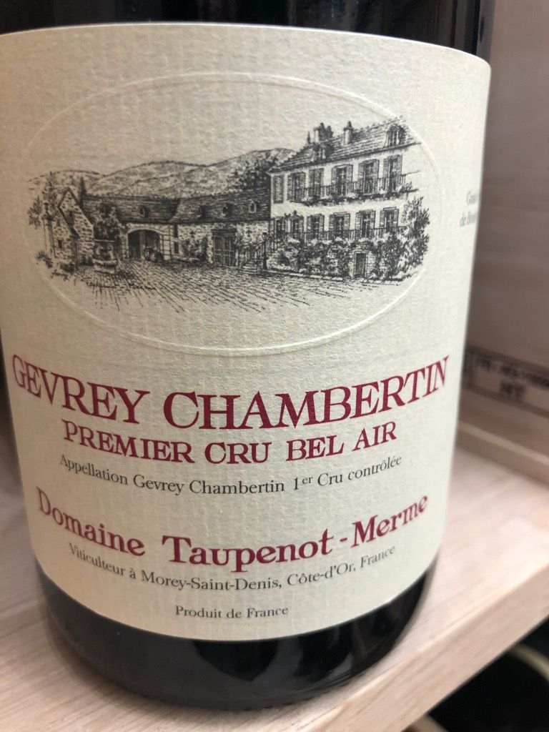 2020 Domaine Taupenot-Merme Gevrey-Chambertin 1er Cru Bel-Air, France ...